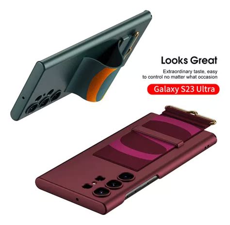Tapa Trasera Para Samsung Galaxy S22 S23 Ultra Plus Color Negro Para