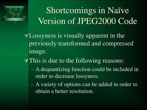 Ppt Jpeg2000 Image Compression Standard Powerpoint Presentation Free Download Id3572813