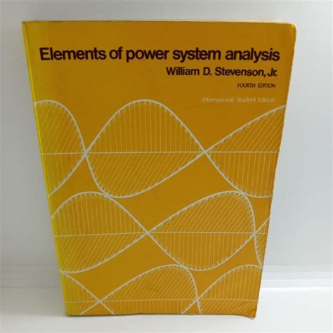 Jual Elements Of Power System Analysis Fourth Edition By William D