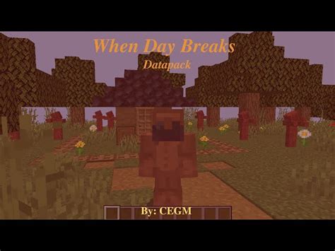 SCP DayBreak Minecraft Data Pack