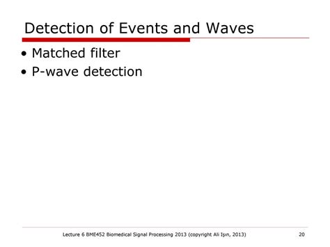 Bme 452 Biomedical Signal Processing Ppt Download