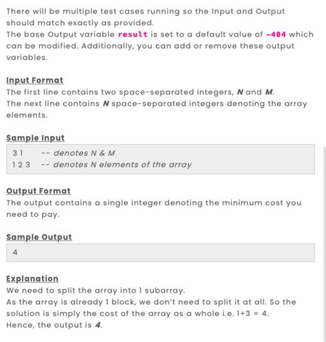 Queue Minimum Cost Of Contiguous Sub Arrays You Are