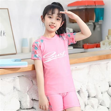 Maillot De Bain Filleensemble 3 Pièces Maillot De Bain Pour Fille