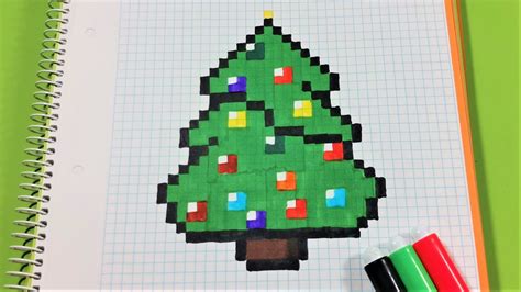 Como Hacer Un Arbol De Navidad En Pixel Art Fácil Paso A Paso Youtube