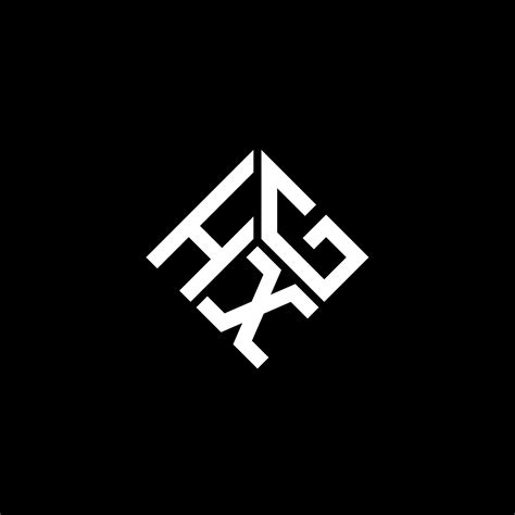 HXG Letter Logo Design On Black Background HXG Creative Initials