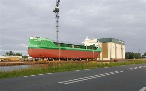 Launching Of Nb 428 ‘arklow Cliff Shipyard Ferus Smit