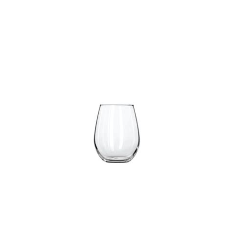 Stemless White Wine Glass 1175 Oz Rack Of 25 Atlanta Party Rentals