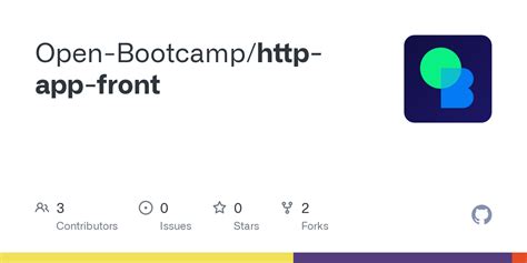GitHub Open Bootcamp App Front