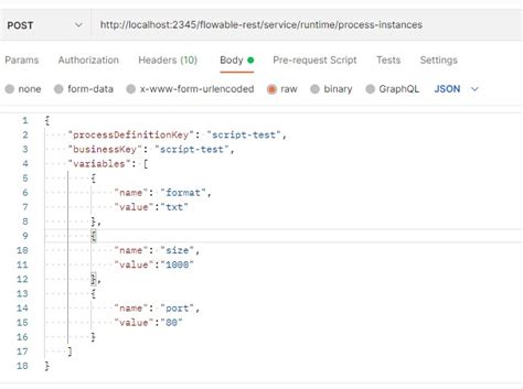 Variables For Multipartform Data For Flowable Ui And Flowable Rest