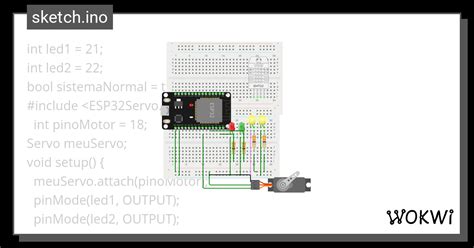 Treino Wokwi ESP32 STM32 Arduino Simulator