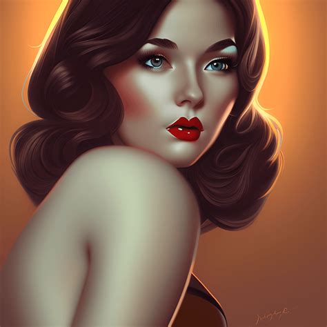 Retro Pinup Girl · Creative Fabrica
