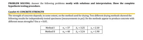 solved problem solving answer the following problems neatly