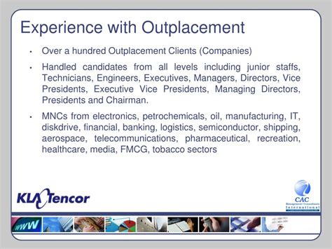 Ppt Outplacement Presentation Powerpoint Presentation Free Download Id