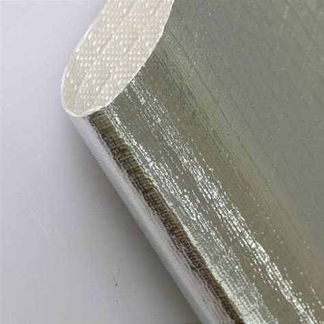 Fiberglass Insulation Glass Cloth Laminated Aluminum Foil Fabric AL