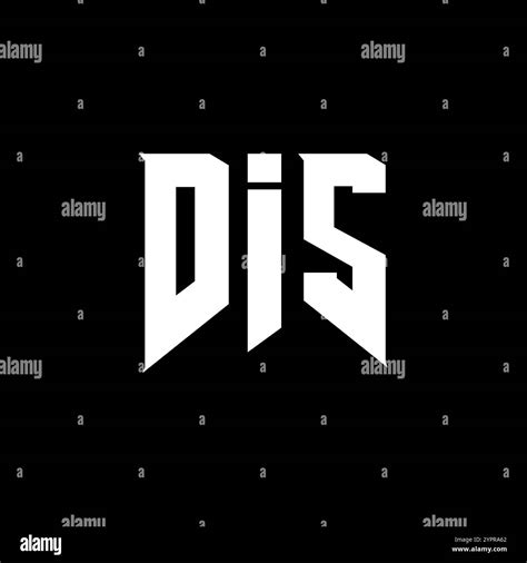 Dis Letter Logo Design For Technology Company Dis Logo Design Black