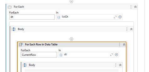 Please Let Me Know How To Loop Into List Of Datatables And What Is The Argument Value We Need