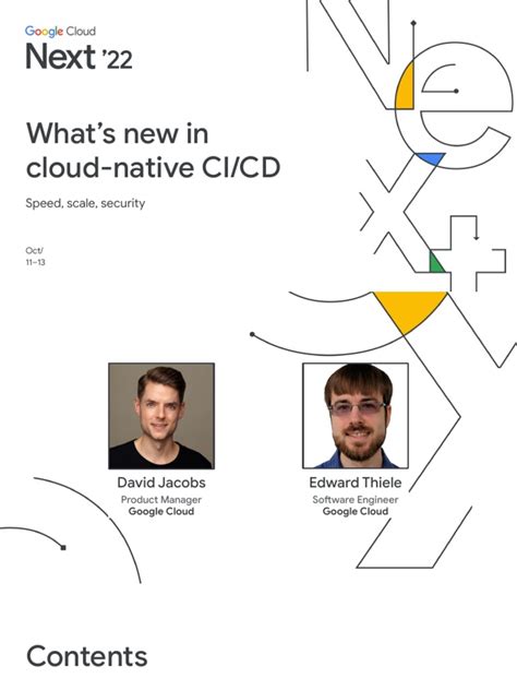 Bld209 What S New In Cloud Native Ci Cd Speed Scale Security
