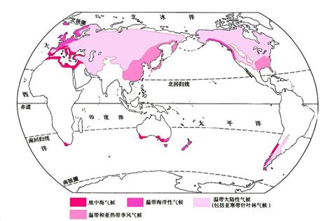 地理图库世界13种气候类型单一分布图建议收藏 热带雨林
