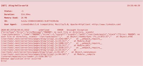 Open Graph Tags Not Being Output With Static Generation Bundle 502 Status Code Vercel Next
