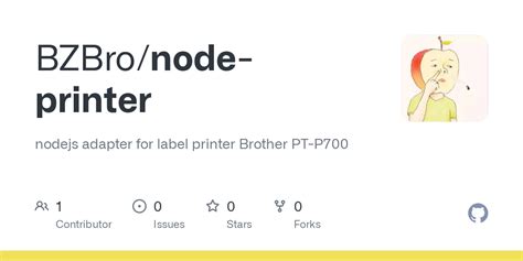 Github Bzbro Node Printer Nodejs Adapter For Label Printer Brother Pt P