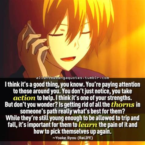 The Source Of Anime Quotes And Manga Quotes Relife Anime