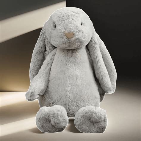 Jellycat Bashful Grey Bunny Stuffed Animal 15 Ideal Easter Birthday