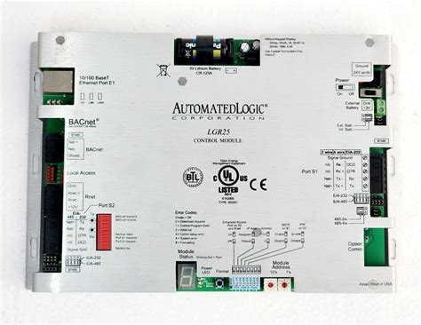 Automatedlogic Lgr25 Router Control Module Lgr25 Ebay