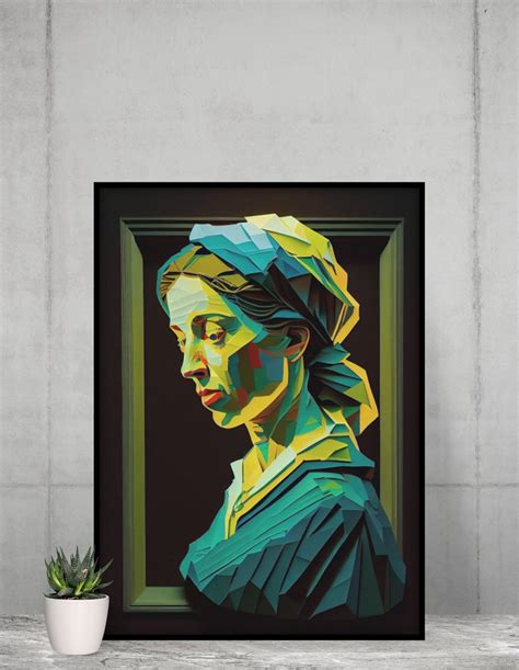 Woman Portrait Wall Art Print Elegant Inspiring Female Figure Etsy
