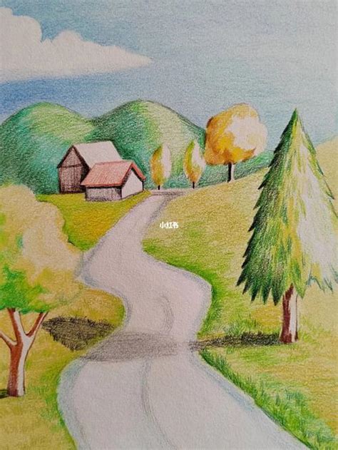 彩铅儿童画 彩铅儿童画图片大全 苗苗知道