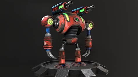 Robot Model Deadsec 3d Model Turbosquid 1956858