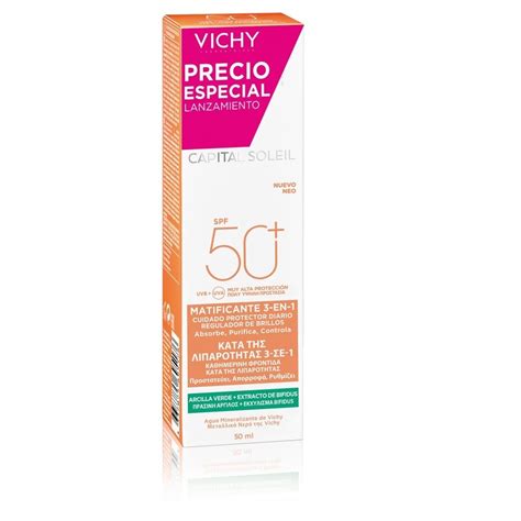 Capital Soleil Matificante 3 En 1 Fps 50 Oil Control 50ml Edición