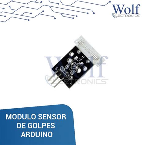 Modulo Sensor De Golpes Arduino 35v Wolf Electronics Wolf Electronics It