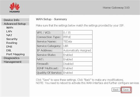 Huawei Router Configuration تذكرة نت
