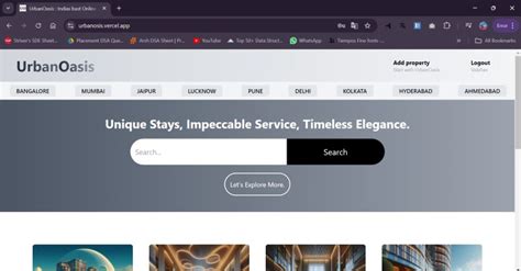 Nextjs Mongodb Webdevelopment Hotelbooking Urbanosis Oyo