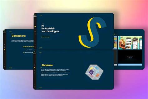 Abdellah Slimani On Linkedin React Portfolio Website React Hooks Sass Animations Framer