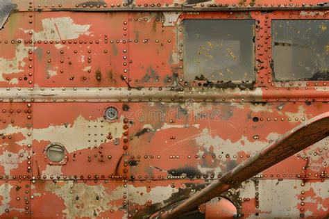 Exploring The Weathered Texture Of Rivets And Metal Panels A Detailed