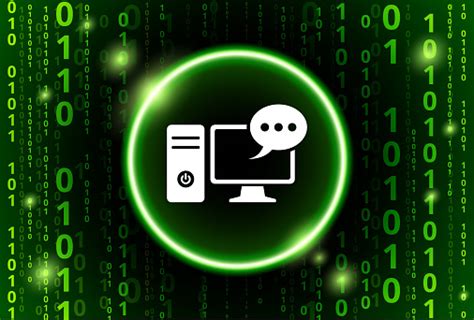 desktop communication binary code vector pattern background stock