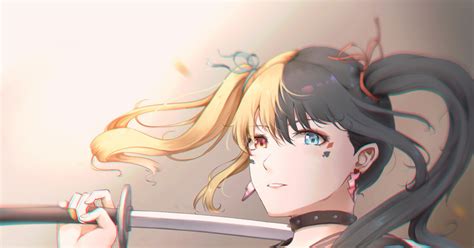绘画 双马尾 贰狗道人のイラスト Pixiv