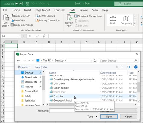 How To Open An RPT File In Windows 11 10