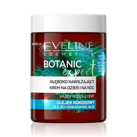 Eveline Botanic Expert Głęboko nawilżający krem na dzień i noc olejek kokosowy ml
