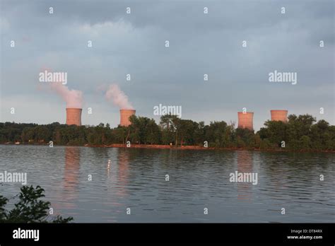 Nuclear Power Plant Npp Located On Three Mile Island In The