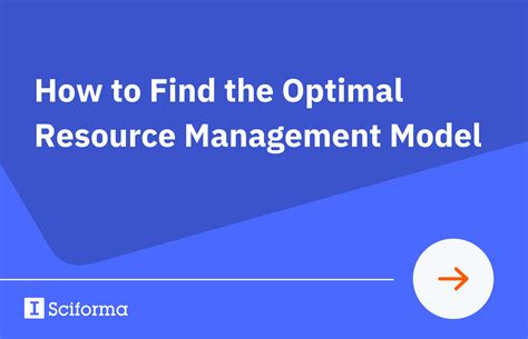 How To Find The Optimal Resource Management Model Sciforma