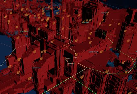 I Created A Cyberpunk 2077 3d Map Using Maplibregl And Threejs Rwebdev