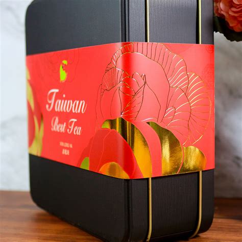 國際精品藍帶鍍金典藏手提鐵盒4包入組 50g 包 共200g 台灣經典四大山頭 茶葉禮盒龍源茶品阿里山高山茶葉梨山茶葉杉林溪茶葉