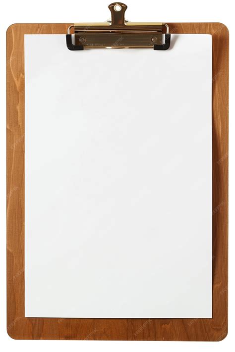 Premium Photo White Background Clipboard Isolated For Professional