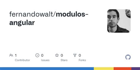 Github Fernandowaltmodulos Angular