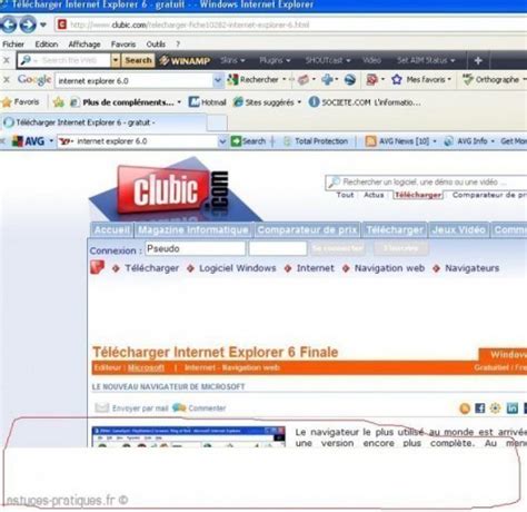 Bug Internet Explorer 80 Partie Blanche Astuces Pratiques