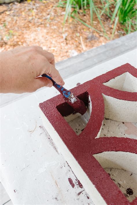 Making Diy Breeze Block Console Table — Smor Home