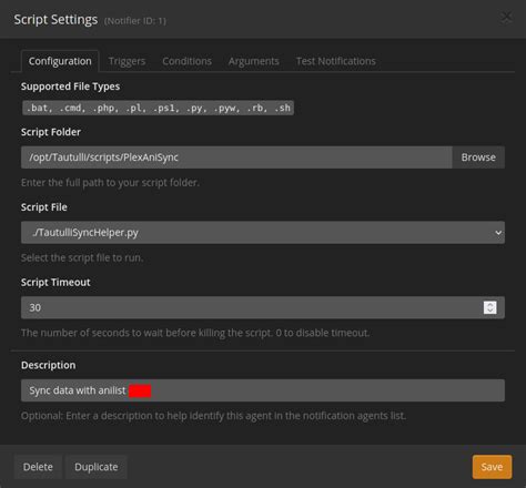 Tautulli Scripting Guides