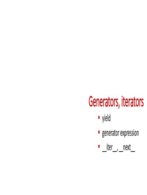 Fillable Online List Comprehensions In Python And Generator Expressions Fax Email Print Pdffiller